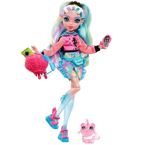 Mattel | Toys | Monster High Lagoona Blue With Pet Neptuna | Poshmark